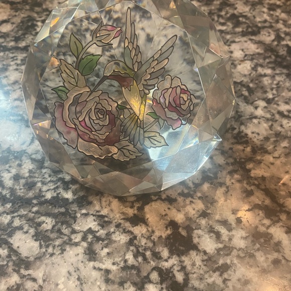 Art | Giant Hummingbird Diamond Paperweight | Poshmark